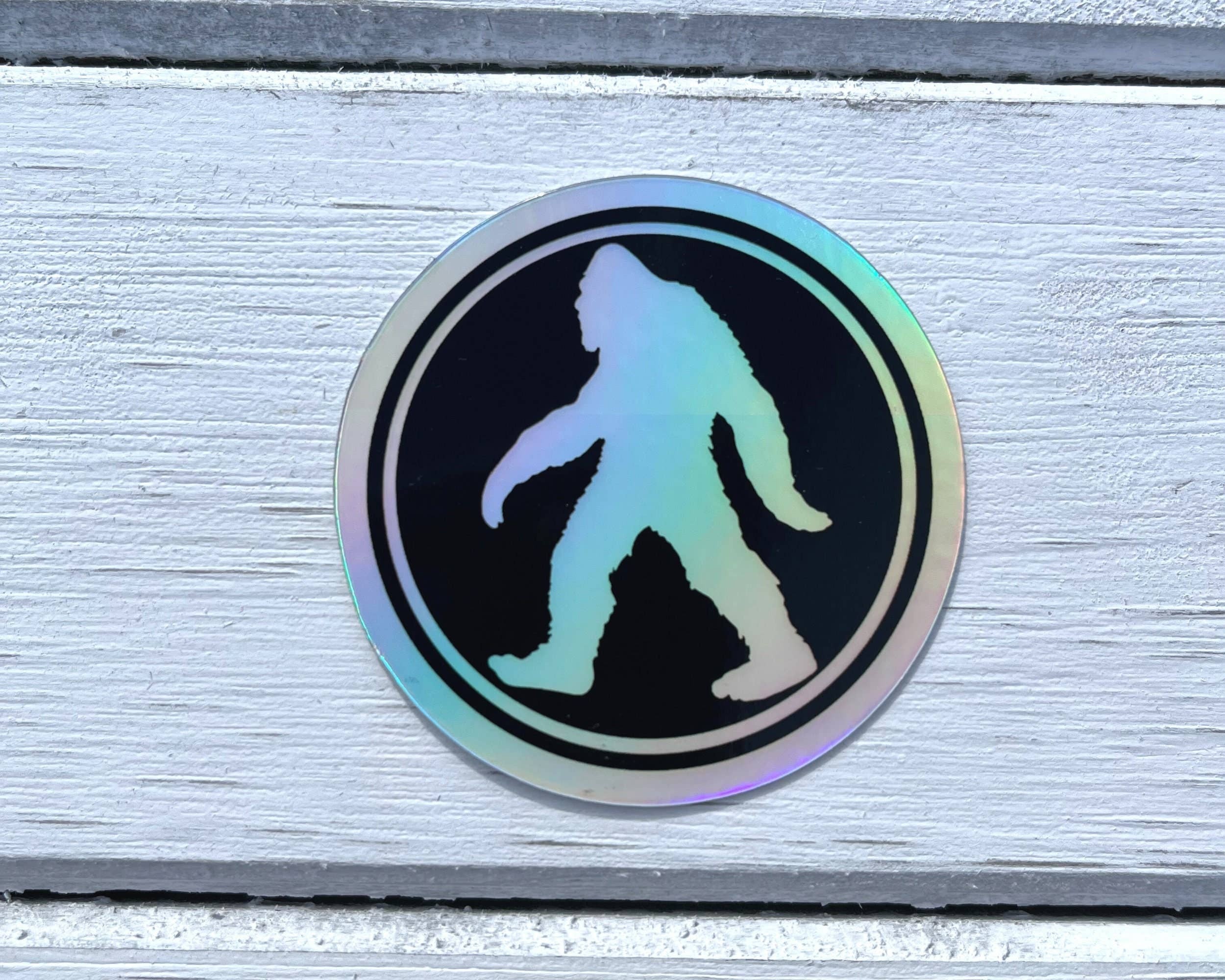 Holographic Sasquatch Sticker | Humboldt Outfitters