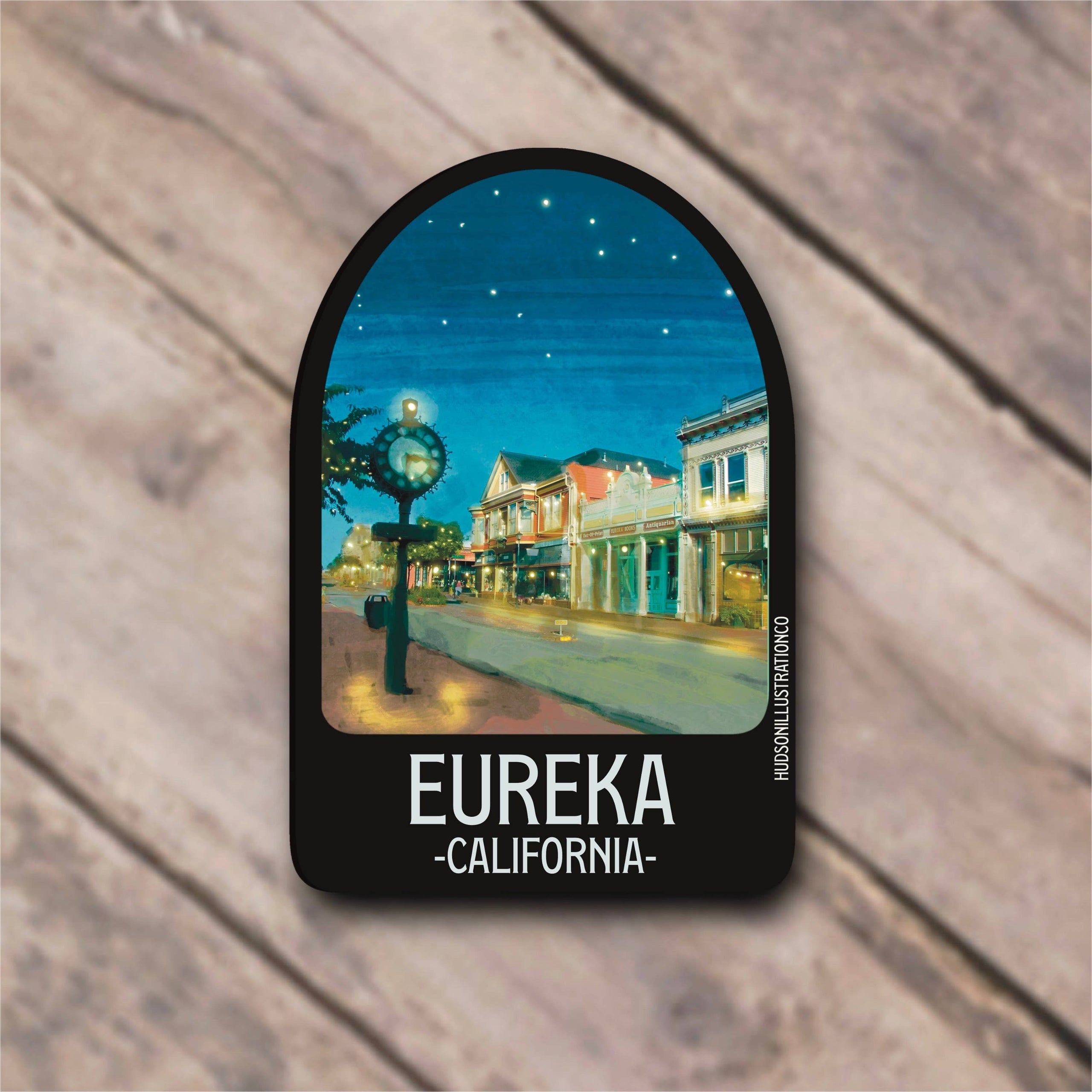 Waterproof Vinyl Sticker - Eureka California | Humboldt Outfitters
