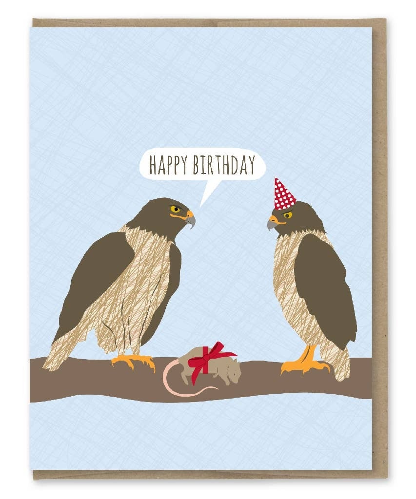 Hawks Birthday Card | Humboldt Outfitters